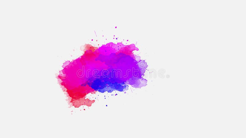 Abstract Slow Motion Paint Ink Brush Stroke Transition Splatter Stock ...