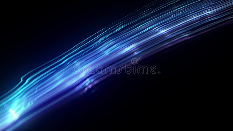 Abstract Slow Motion Swirling Strings Particles Background Loop Stock ...