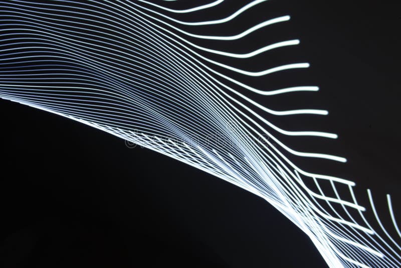 Abstract Slow Shutter Lights Closeup Stock Image - Image of graphic ...