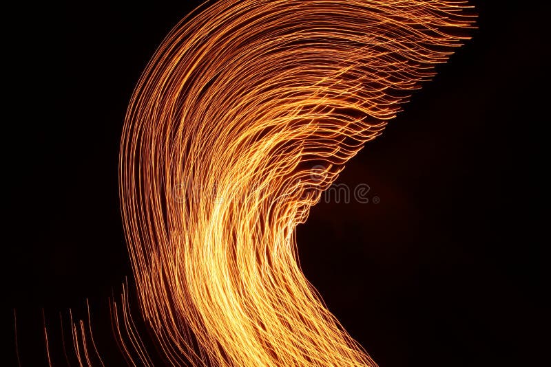 Abstract Slow Shutter Lights Closeup Stock Photo - Image of abstract ...