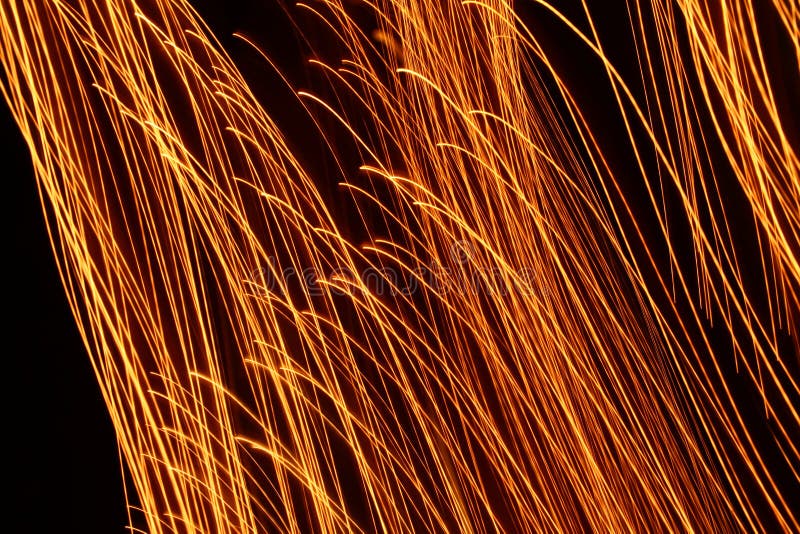 Abstract Slow Shutter Lights Closeup Stock Image - Image of color ...