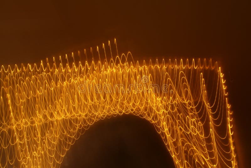 Abstract Slow Shutter Lights Closeup Stock Image - Image of decoration ...