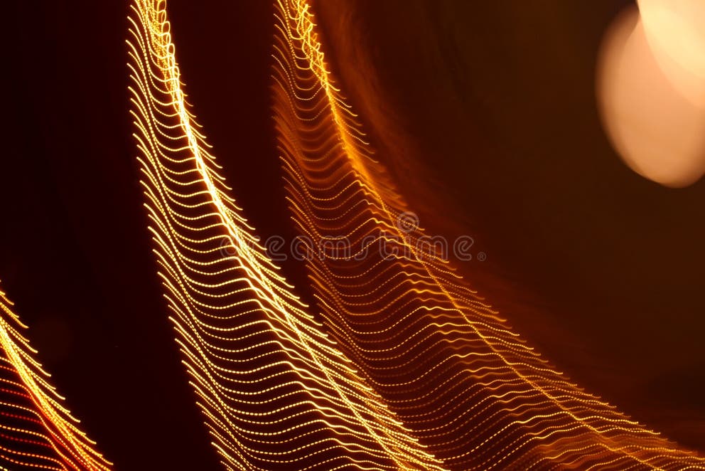 Abstract Slow Shutter Lights Closeup Stock Photo - Image of icon ...