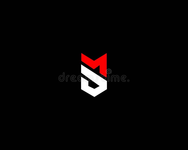 Abstract SM and MS Letter Initial Logo Stock Vector - Illustration of ...