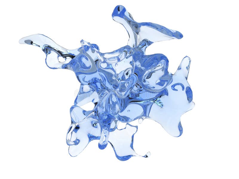 Abstract Small Clean Water Splash Stock Photo - Image of fresh, blue ...