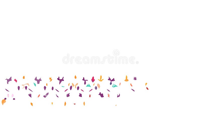 Abstract Small Confetti or Scattering Elements Vector Graphic, Vector ...