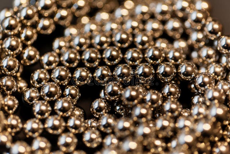 Abstract with Small Steel Balls Stock Photo - Image of figure, metal ...