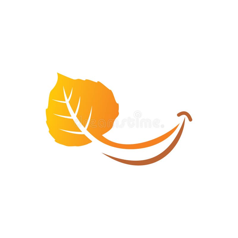 Aspen Leaf Logos stock vector. Illustration of conservation - 6651456