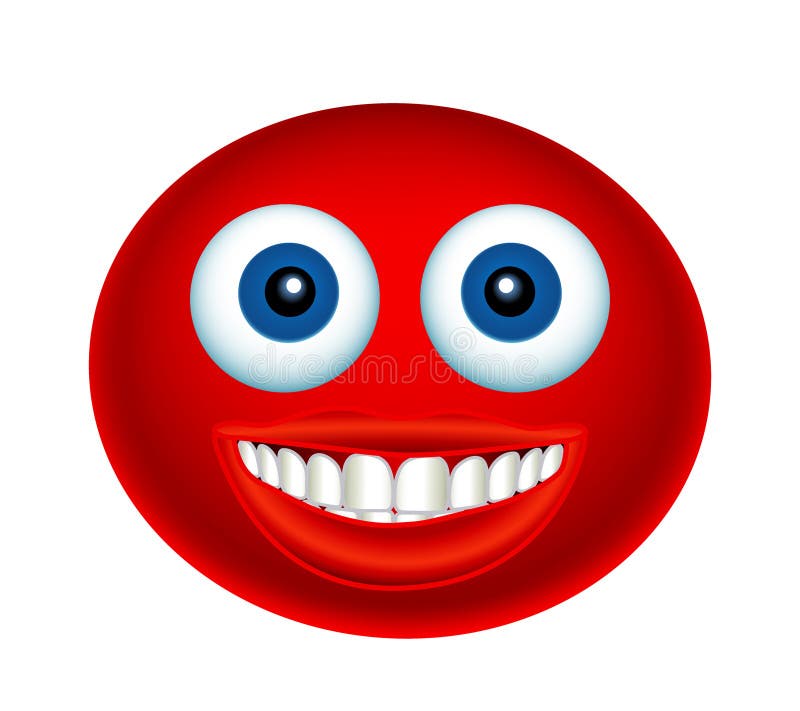 Abstract smiling face stock vector. Illustration of happy - 356809514