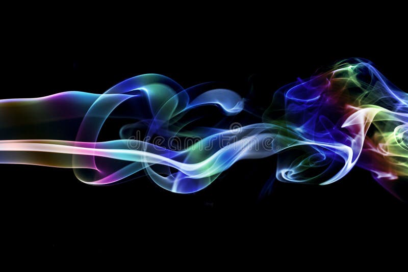 Abstract smoke art stock image. Image of green, orange - 94066225