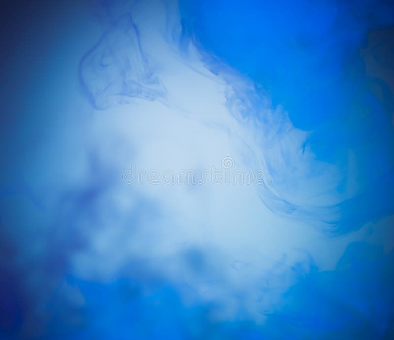Abstract Smoke On Blue Background Stock Photo - Image of shape, smoky ...