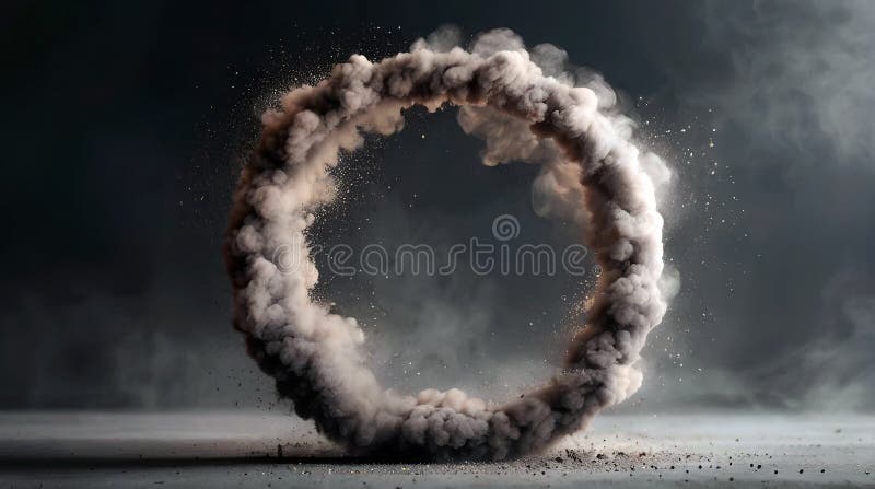 Abstract smoke circle stock image. Image of portal, flow - 315304527