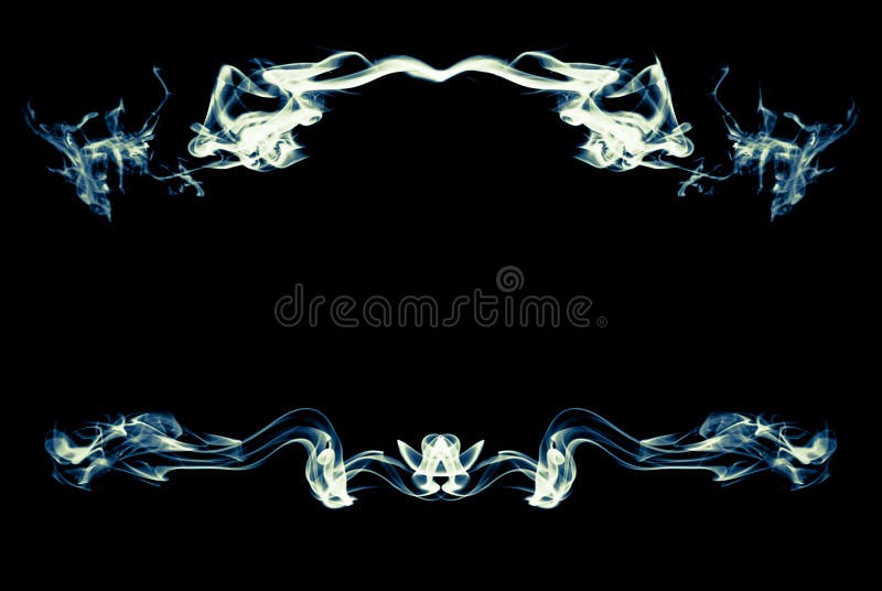 Frame Smoke Misty Texture Effect For Film , Text Or Space . Border ...
