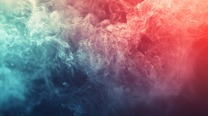 Abstract Smoke in Gradient Colors of Red and Blue Stock Image - Image ...