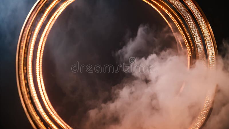 Abstract Smoke and Light Rings Stock Video - Video of pattern, abstract ...
