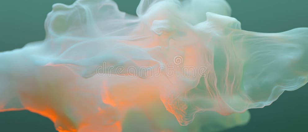 Abstract Smoke Movements Transforming in a Dynamic and Fluid Manner ...