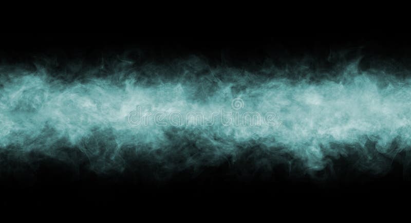 Abstract Smoke Texture Frame Over Black Background. Fog in the Darkness ...
