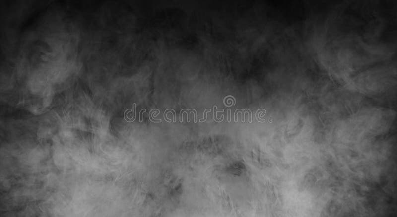 Abstract Smoke Texture Over Black. Fog in the Darkness. Stock Photo ...