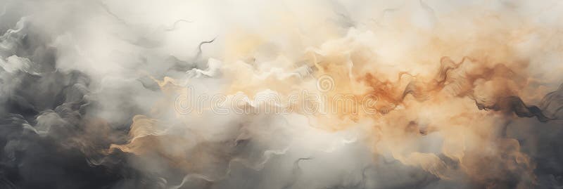 Abstract Smoke Trails Forming Intricate Designs on a Marble Background ...
