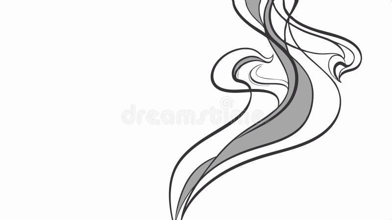 Abstract Smoke Trails, Vapor Effect Vector Design Generative AI Stock ...