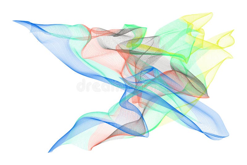 Abstract Smoky Line Art Illustrations Background. Design, Vector, Cover ...