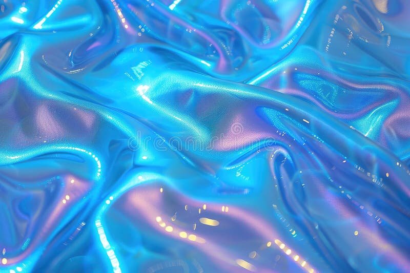 Abstract Smooth Blue Purple Metallic Fabric Reflective Light Effect ...