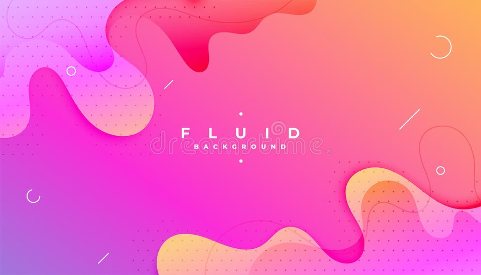 Abstract Smooth Fluid Banner for Advertisement Backdrop Stock Vector ...