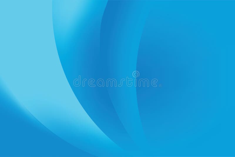 Abstract Smooth Blue Curvy Background Template Vector Stock Vector ...