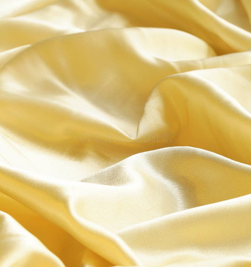 Gold silk fabric stock image. Image of color, curve, royalty - 8031299