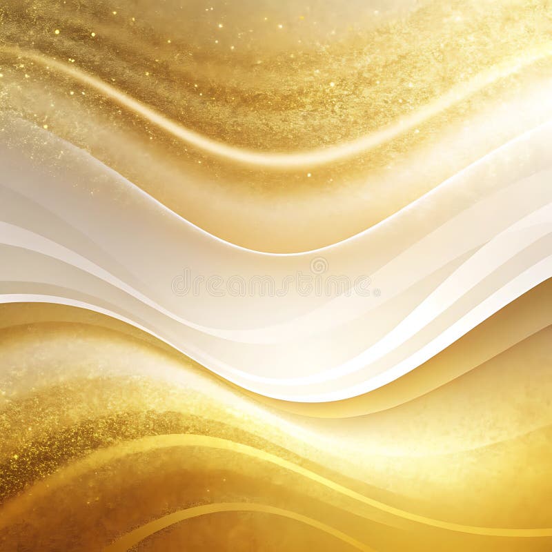 Abstract Smooth Gradient Gold White Texture Background, Blurred Glowing ...