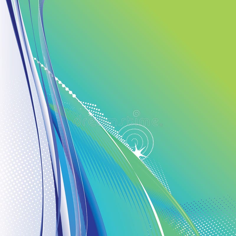 Abstract Smooth Lines Background with Lines Stock Illustration ...