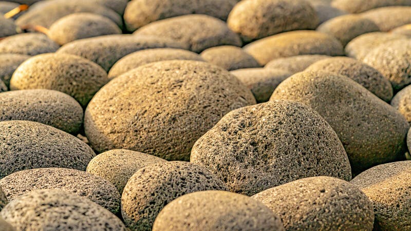 Abstract Smooth Round Pebbles Sea Stone Stock Photo - Image of people ...