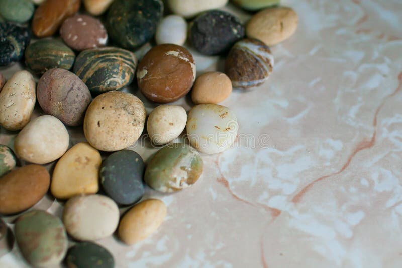 Abstract Smooth Round Pebbles Sea Texture Background Stock Photo ...