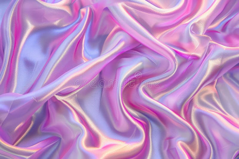Abstract Smooth Transparent Silk Cloth Waves with a Glossy Liquid ...