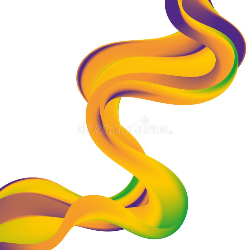 Abstract Smooth Wave. Design Element. Wind Graphics. Eps 10 Stock ...