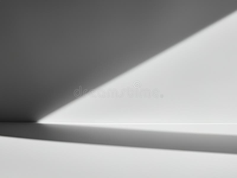 Abstract Smooth White Interior Background. Black Studio Floor, 3d ...