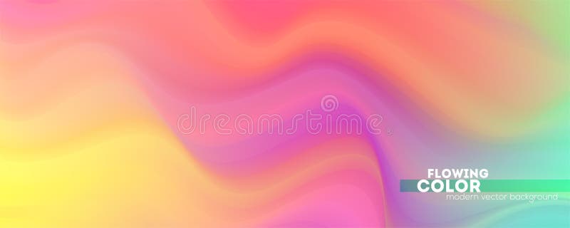 Abstract Smoothly Pattern. Colorful Transitions of Gradient. Liquid ...