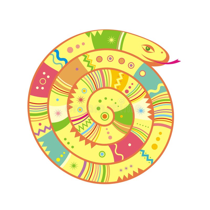 Abstract snake stock vector. Illustration of snake, element - 4183190