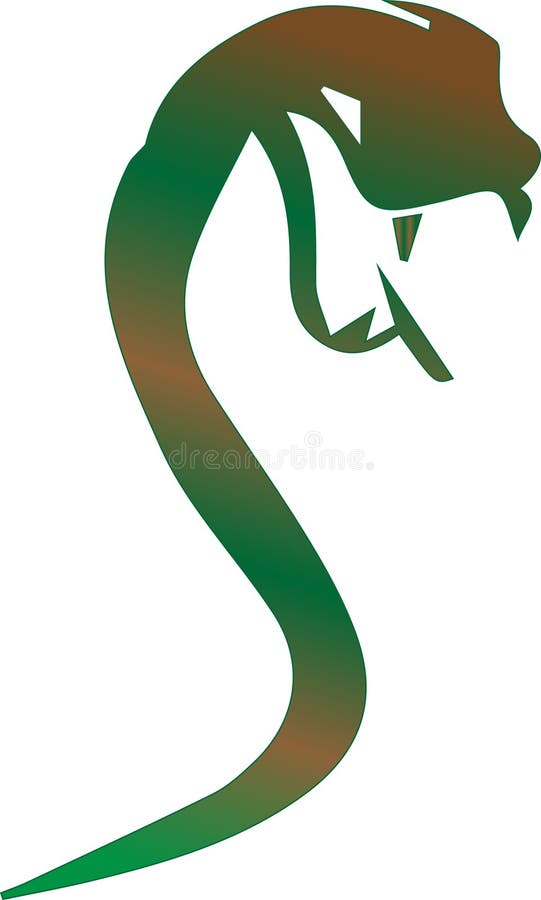 Snake Logo Round Geometric Shape, Twisted Reptile Rings Graphic ...