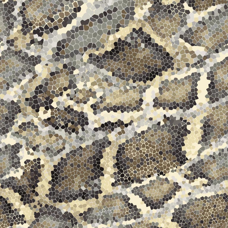Abstract Snake Skin Seamless Pattern. Vector Graphics Stock Vector ...
