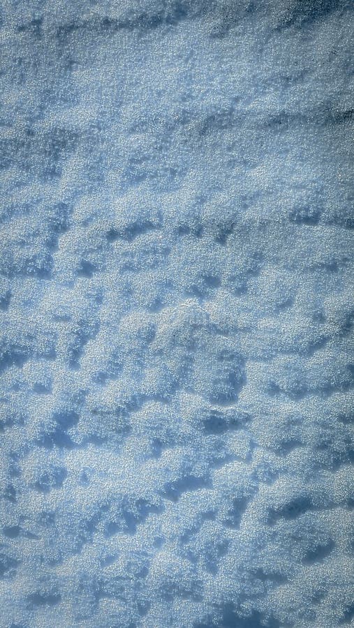 Abstract White Snow Covered Full Frame Texture Winter Theme Frame with ...