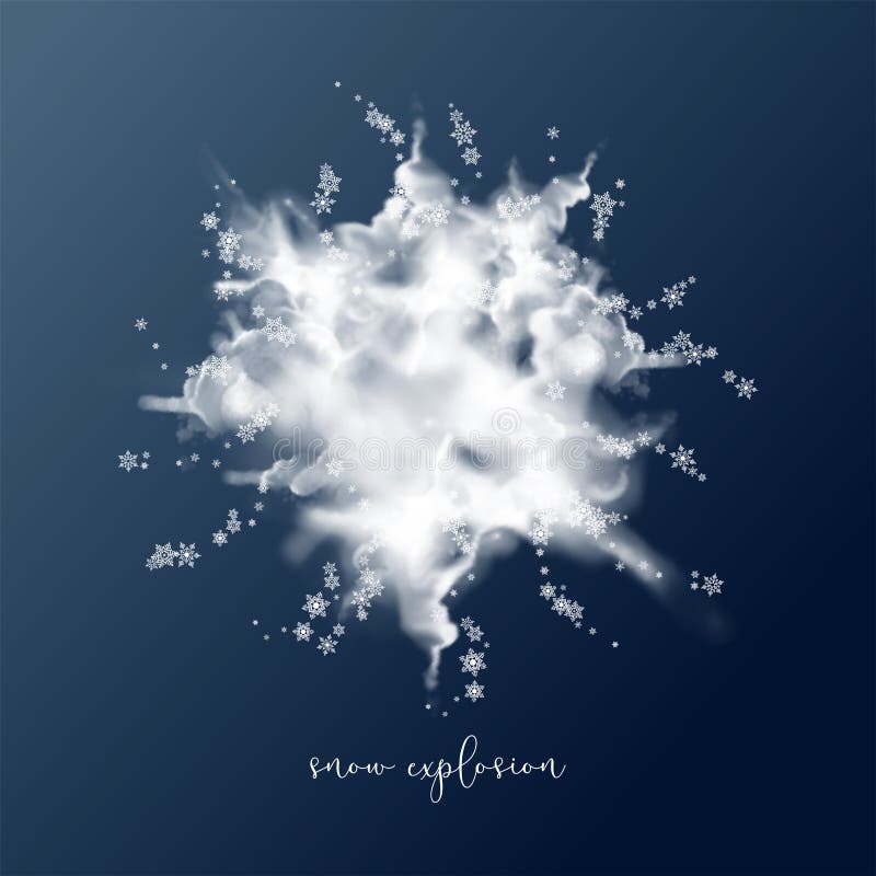 Abstract Snow Explosion stock vector. Illustration of design - 131737195