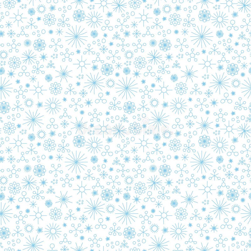 Abstract Snow Fall Seamless Stock Vector - Illustration of jewelry ...