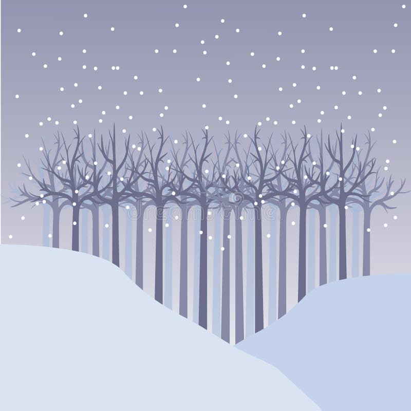 Abstract Snowfall Background. Vector Illustration Decorative Design ...