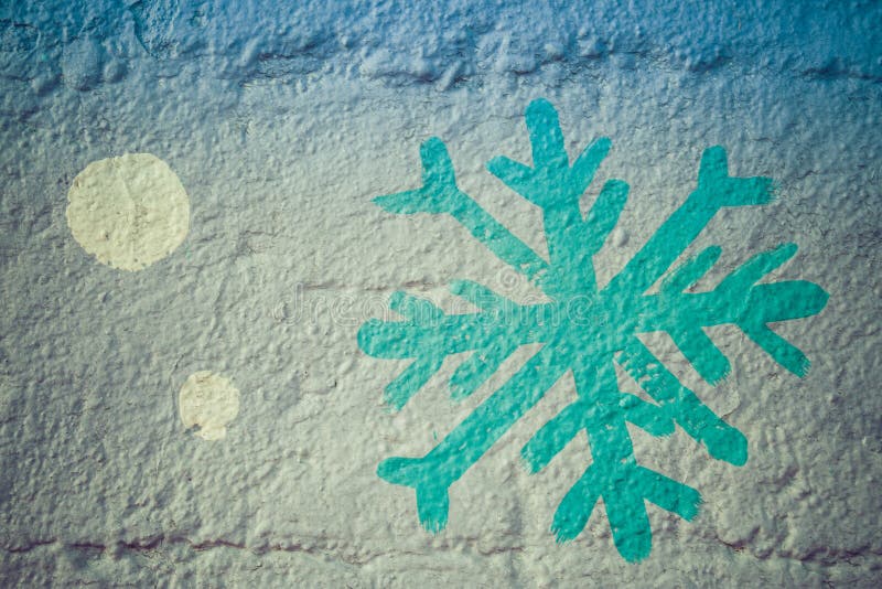Abstract Snowfall Painted in Cool Tone Colors Stock Photo - Image of ...