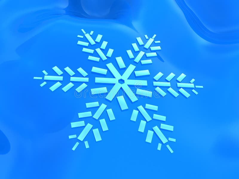 Abstract Snowflake Background Stock Illustration - Illustration of ...