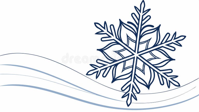 Abstract Snowflake Pattern, Winter Nature Design, Vector Design Generative AI Stock Vector ...