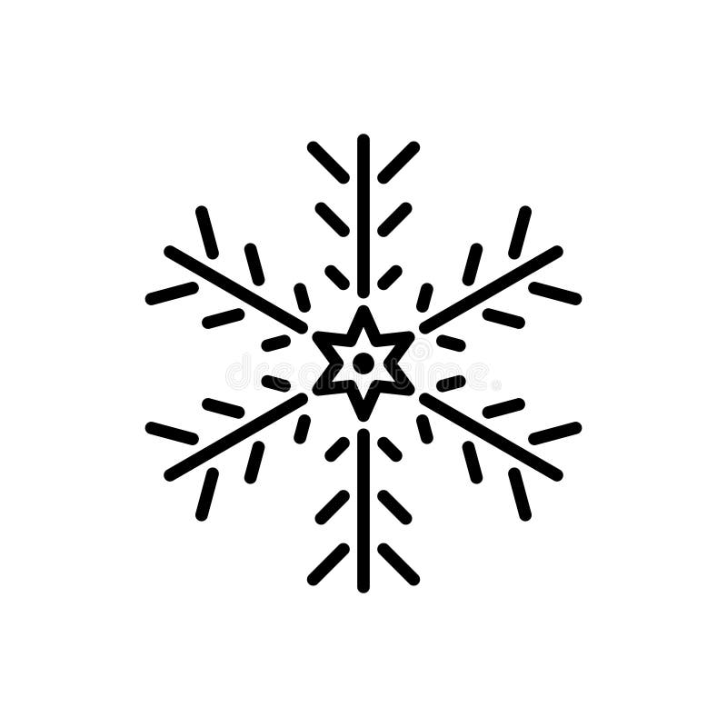 Abstract Snowflake Shape, Vector. Stock Vector - Illustration of ...