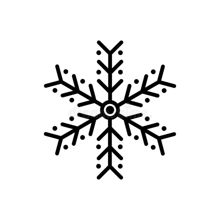 Abstract Snowflake Shape, Vector. Stock Vector - Illustration of frozen ...