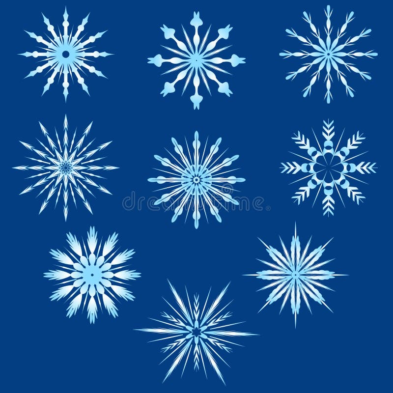 Abstract snowflake winter stock illustration. Illustration of frost ...